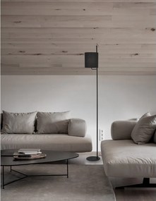Černá kovová stojací lampa (výška 176 cm) Yama – Nova Luce