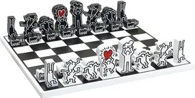 Vilac Moderní dřevěné šachy Keith Haring / od 6 let