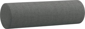 2místná pohovka s polštáři tmavě šedá 120 cm textil 3200838