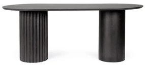 BIZZOTTO Jídelní stůl ORISSA černý 200x90 cm 0747218