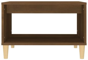 Konferenční stolek hnědý dub 60x50x40 cm kompozitní dřevo - Default Title