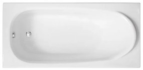 Polimat Akrylátová obdélníková vana Medium 160x75 (170x75, 190x80) Barva: Bílá, Rozměry (cm): 160x75