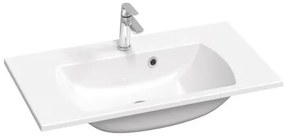 Ravak Classic Slim umyvadlo 80x45 cm otvor pro baterii uprostřed XJX01180001