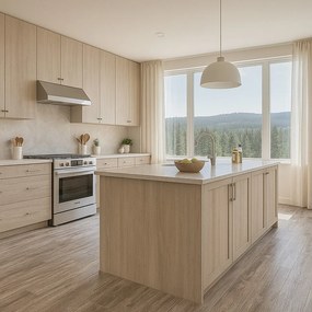 Beauflor, PVC podlaha - lino Texalino Supreme 916 M Texas Oak - dub, na míru, šíře 5m, hnědá, filc, chodba / předsíň