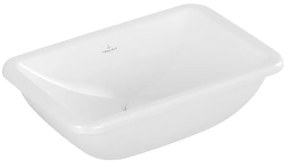 Villeroy & Boch Loop&Friends - Umyvadlo vestavné, 450x280 mm, s přepadem, CeramicPlus, alpská bílá 4A5600R1