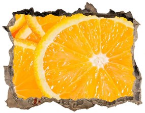 Wallmuralia Samolepící nálepka Plátky pomeranče 95x64 cm