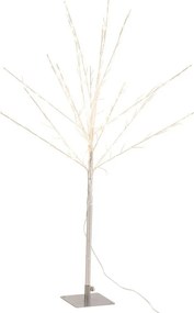 Dekorace stříbrný svítící stromek Tree Bare Led M - 56*56*100 cm