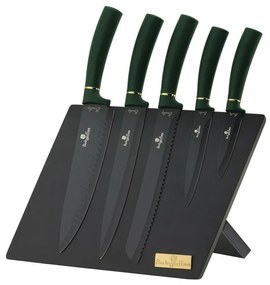 Berlinger Haus Sada nožů v magnetickém stojanu 6 ks Emerald Collection