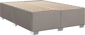 Box spring postel s matrací taupe 140x200 cm textil 3290529