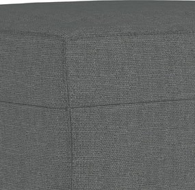 3dílná sedací souprava s poduškami tmavě šedá textil 3201577