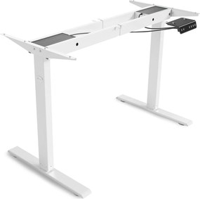 Elektricky výškově nastavitelný rám psacího stolu, 2 motory – bílý 110-180 cm DV-202ODF - bílá