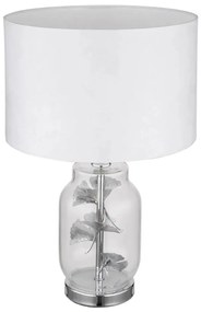 Globo 24141C - Stolní lampa GINKO 1xE27/40W/230V bílá