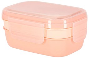 Creative Corner Snídaňový box s přihrádkami rozdělený 1900ml meruňka