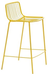 OnaDnes -20% Pedrali Žlutá kovová barová židle Nolita 3657 65 cm