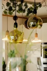 SEGULA LED Floating Globe 200 Smokey šedá / E27 / 6 W (24 W) / 240 lm