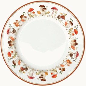 Sada porcelánových mělkých talířů Autumn Breeze, 6 dílů