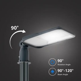 Brilagi -LED Venkovní pouliční lampa s kloub. URBANLIGHT LED/100W/230V antr IP65