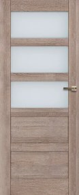 Interiérové dveře vasco doors BRAGA model 4 Průchozí rozměr: 60 x 197 cm, Orientace dveří: Pravé dveře, Dekor: Dub Viking