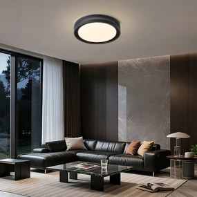 Brilagi -LED Stmív. strop. sv. KREON LED/54W/230V 3000-6000K černá pr. 38 cm +DO
