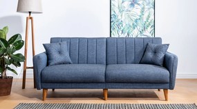 Atelier del Sofa Sedací souprava Aqua-TKM06-1048, Tmavá Modrá