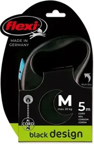 Flexi Black Design M lanko 5m černo-modré / Vodítko