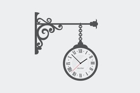 Clocker Nalepovací hodiny Street clock Barva ciferníku: Bílá