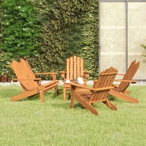 5dílná sada zahradního nábytku Adirondack masivní akácie 3152136