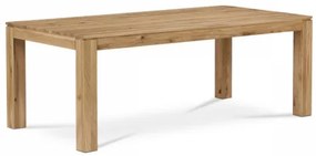 Jídelní stůl 200x100 x75 masiv dub povrchová úprava olejem DS-F200 DUB