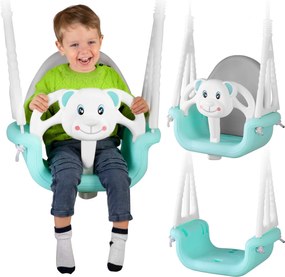 Houpací kbelík s medvědem 3v1 Ricokids tyrkysový