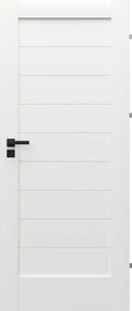 Porta doors Interiérové dveře rámové, 60 P, 60 × 197 cm, fólie, pravé, bílé, plné