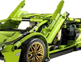 Stavebnice auta SUPERCAR No.J2007 zelená - 470 dílků