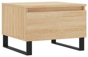 Konferenční stolek dub sonoma 50 x 46 x 35 cm kompozitní dřevo - Default Title