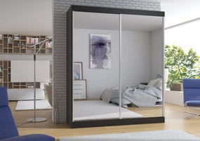 ADRK Furniture Posuvná skříň s zrcadlem MORGAN 180 ADRK-SW-MOR-B-180