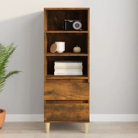 vidaXL Skříň highboard kouřový dub 40 x 36 x 110 cm kompozitní dřevo