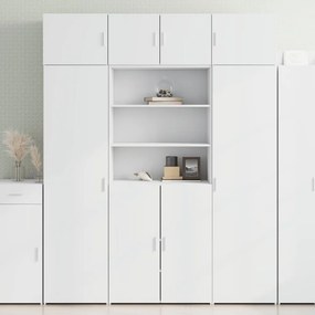 Skříň highboard bílá 80 x 42,5 x 185 cm kompozitní dřevo 3281378