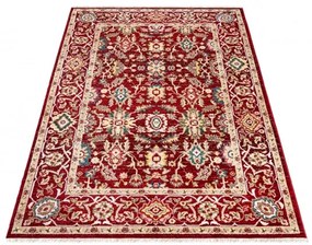 Kusový koberec RIVOLI EE58B Klasický červený Rozměr: 120x170 cm