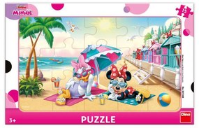 Dino Minnie oslava 15 dílků deskové puzzle