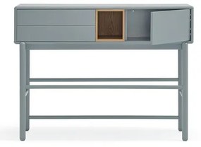 Modro-šedý konzolový stolek 35x120 cm Corvo – Teulat