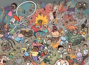 RAVENSBURGER Puzzle Skurkarnas Skurk / 500 dílků