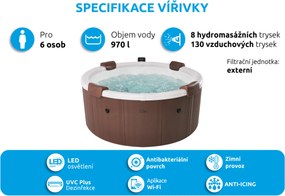 Mspa | Vířivý bazén MSPA Rova F-RO066W | 11400309