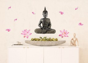 Samolepka na zeď Buddha | 42.5 x 65 cm | DSM3447