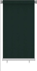 Venkovní roleta 85 (Š) x 140 (V) cm tmavě zelená HDPE 312810
