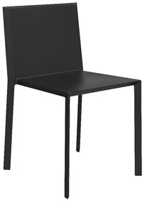 VONDOM Černá plastová jídelní židle QUARTZ
