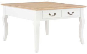 Konferenční stolek bílý 80 x 80 x 50 cm dřevo,  280061