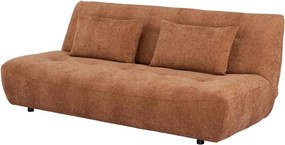 Designová rozkládací pohovka Litonya 200 cm rezavě-hnědá