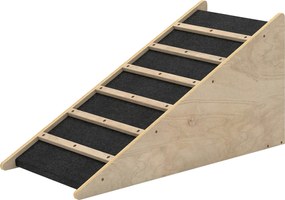 PawHut rampa pro psy protiskluzová pomůcka pro vstup do kufru auta do 20 kg pro středně velké psy 90x40x45cm lehká a stabilní | Aosom.de