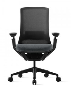 Office Pro Kancelářská ergonomická židle ROLY BLACK - síťovina Antracit