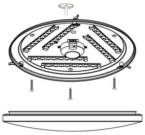 Eglo 97879 - LED Stropní svítidlo FRANIA-S LED/33,5W/230V