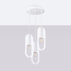 Sollux Lighting Závěsné svítidlo NICUS 1 bílé