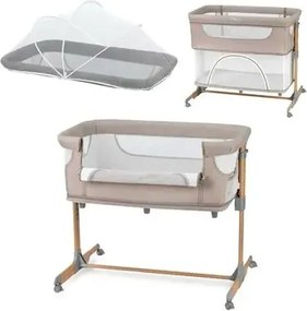 MoMi Smart Bed 4v1 béžová / postýlka / Rozměry matrace: 50 x 88 cm